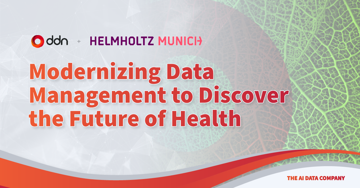Helmholtz Munich Data Research & AI-driven Discoveries - DDN