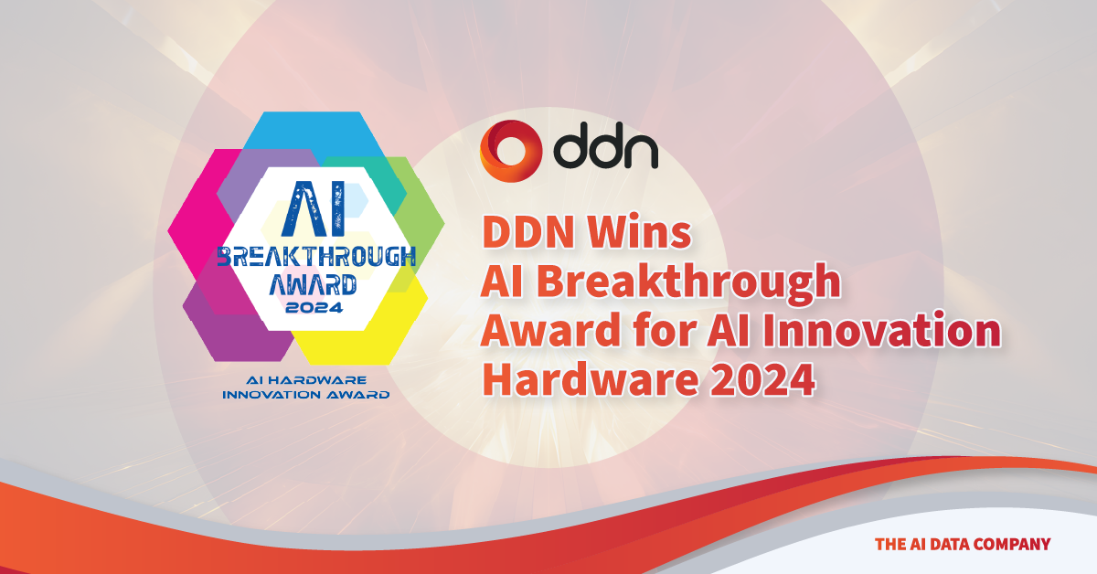 DDN Recognized as the Safe and Efficient Choice