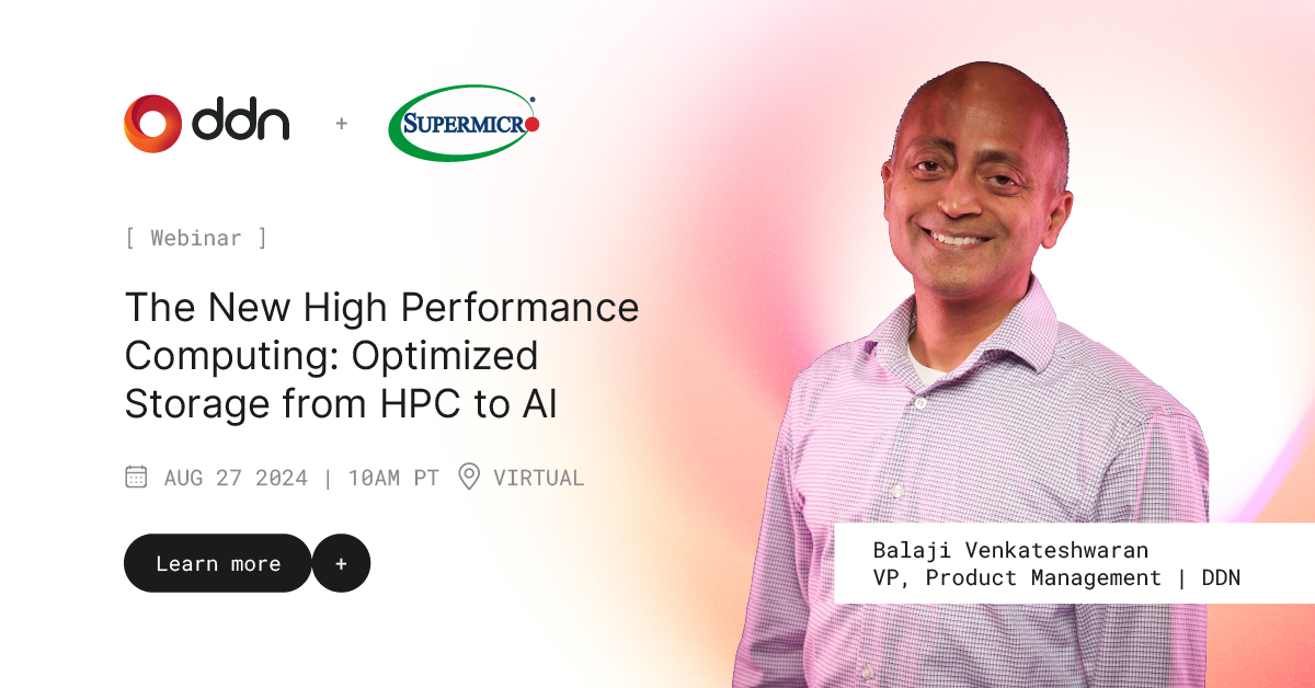 The New High Performance Computing | Virtual - DDN