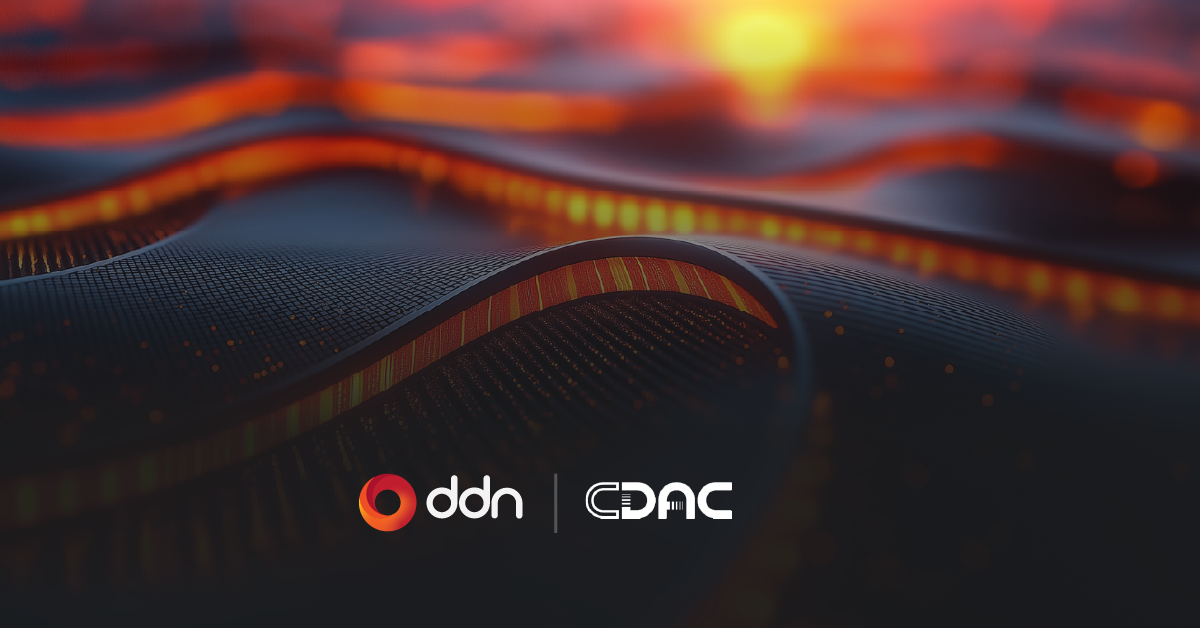 Centre for Development of Advanced Computing Collaboration with DDN