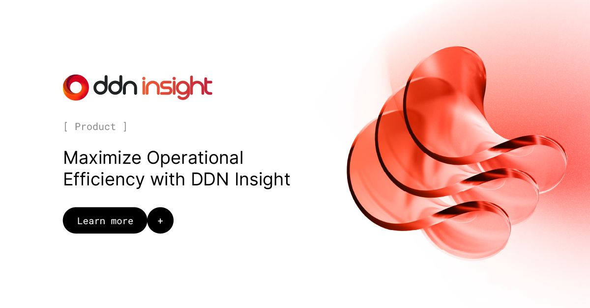 Maximize Operational Efficiency with DDN Insight