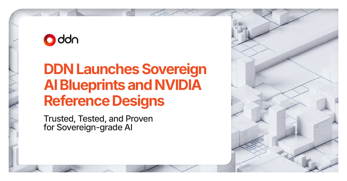 DDN Launches Sovereign AI Solutions based on NVIDIA AI Data Platform